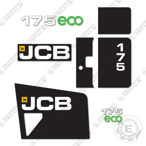 Fits JCB 175 ECO Decal Kit Skid Steer – Equipment Decals