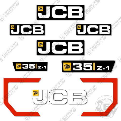 jcb 3cx decals