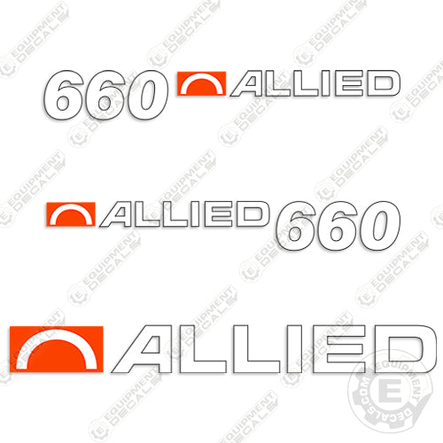 Allied 660 Decal Kit Front End Loader – Equipment Decals