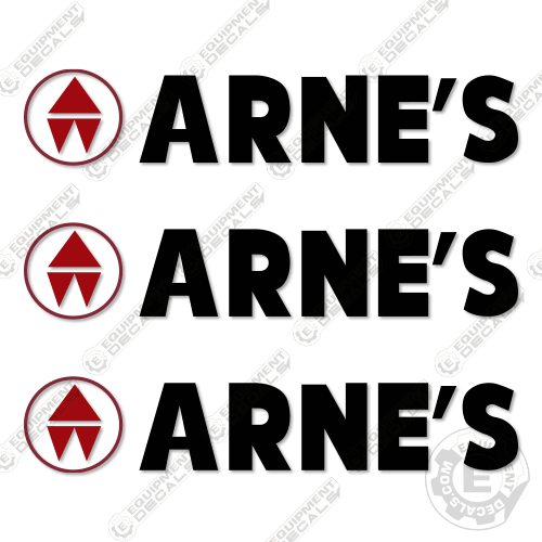 Fits Arne's Decal Kit Trailer 18.5" Logos – Equipment Decals
