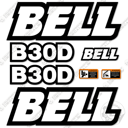 Fits Bell B30D Decal Kit Articulated Dump Truck – Equipment Decals