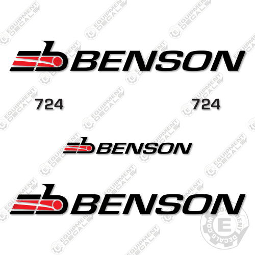 Fits Benson 724 Decal Kit Flatbed – Equipment Decals