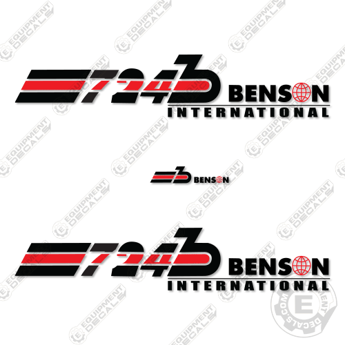 Fits Benson International 724 Decal Kit Flatbed Replacement Stickers 4 ...