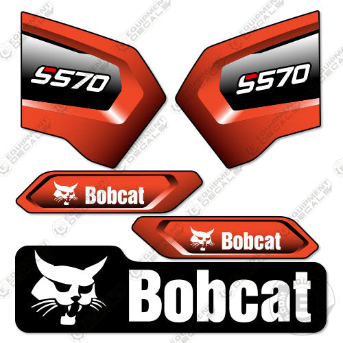 Fits Bobcat S570 Track Loader Decal Kit – Equipment Decals