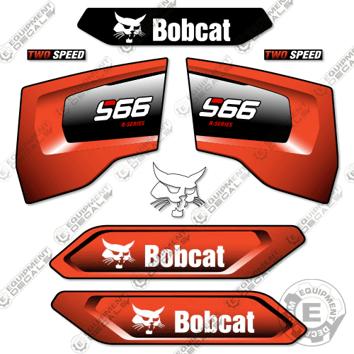 Fits Bobcat S66 Decal Kit Skid Steer – Equipment Decals