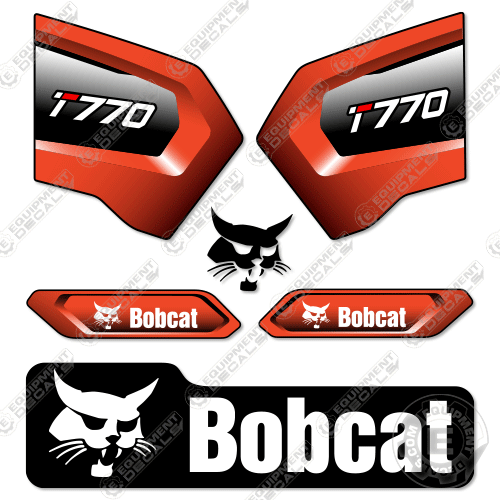 Fits Bobcat T770 Track Loader Decal Kit – Equipment Decals