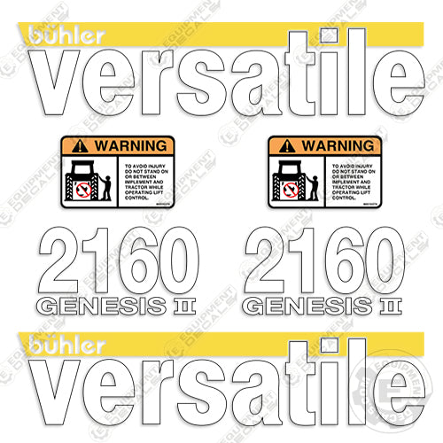 Buhler Versatile 2160 Genesis 2 Decal Kit Tractor – Equipment Decals