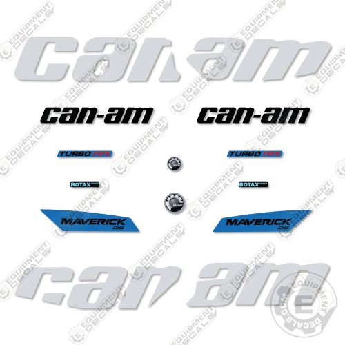 Fits Can-Am Maverick DS Decal Kit - 2020 4-Door – Equipment Decals