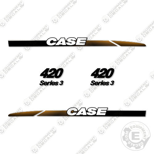 Fits Case 420 Series 3 Skid Steer Decal Kit – Equipment Decals