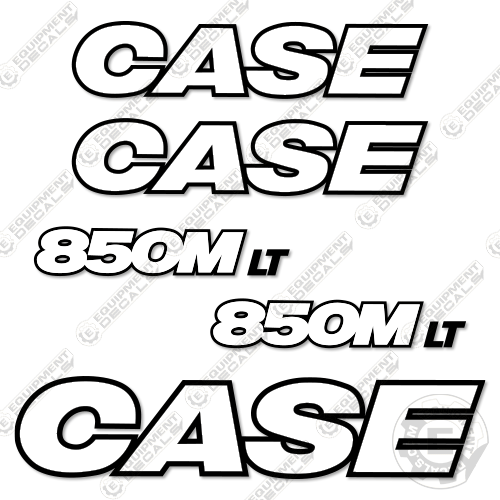 Fits Case 850M LT Decal Kit Dozer - 3M REFLECTIVE! – Equipment Decals