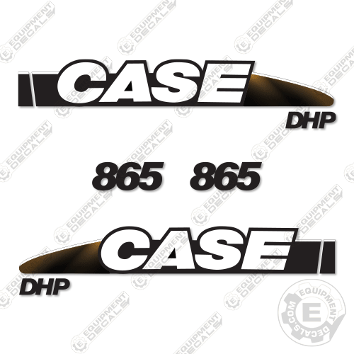 Fits Case 865 DHP Scraper Decal Kit – Equipment Decals