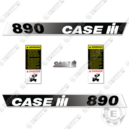Fits Case 890 Decal Kit Front End Loader Attachment – Equipment Decals