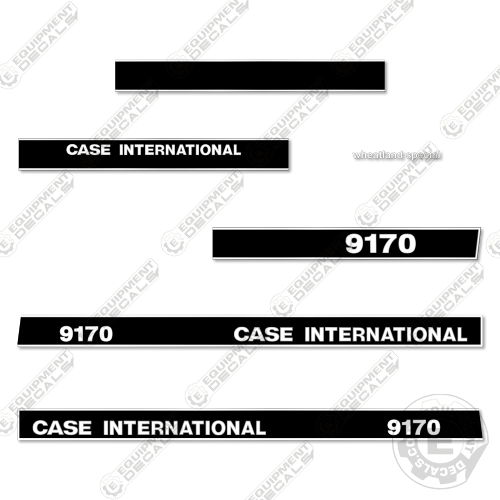 Fits Case 9170 Decal Kit Tractor - Wheatland Special – Equipment Decals