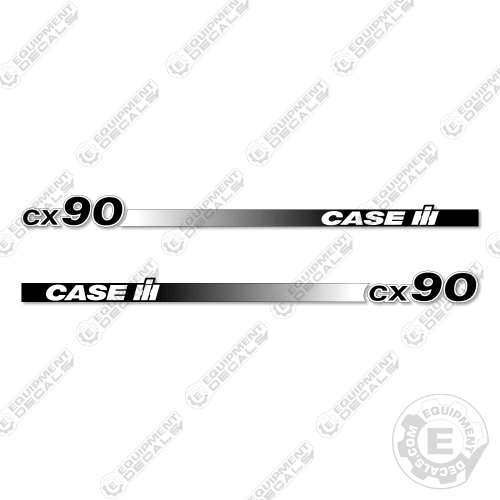 Fits Case CX90 Decal Kit Tractor (Straight Stripes) – Equipment Decals