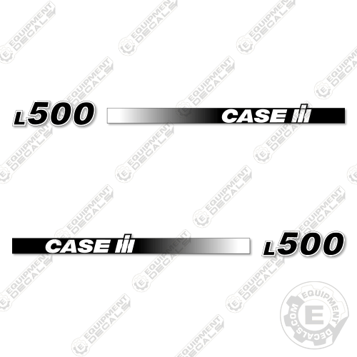 Fits Case L500 Decal Kit Loader Arms – Equipment Decals