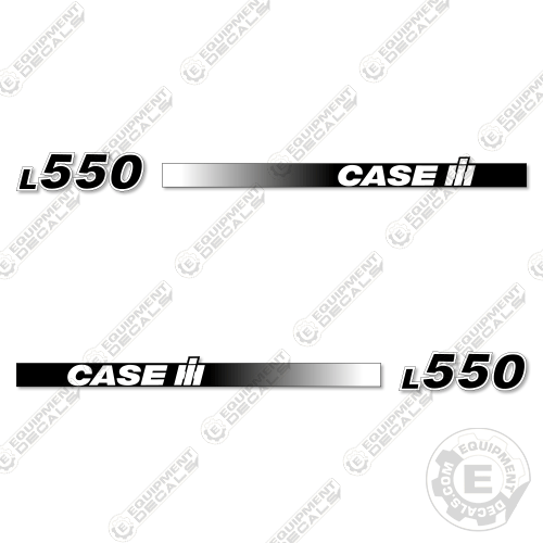 Fits Case L550 Decal Kit Loader Arms – Equipment Decals