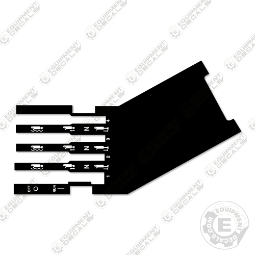 Fits Case 8940 Control Lever Decal Kit – Equipment Decals