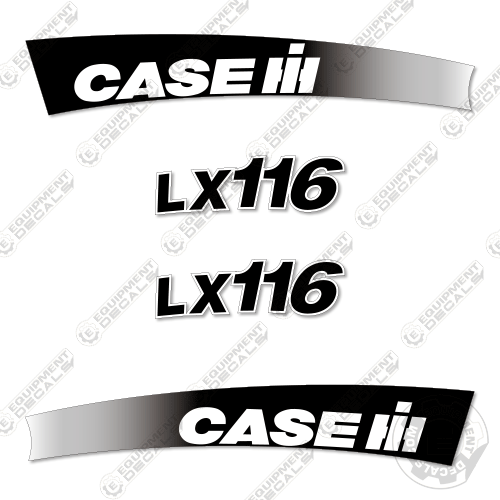 Fits Case LX116 Decal Kit Loader Arms – Equipment Decals