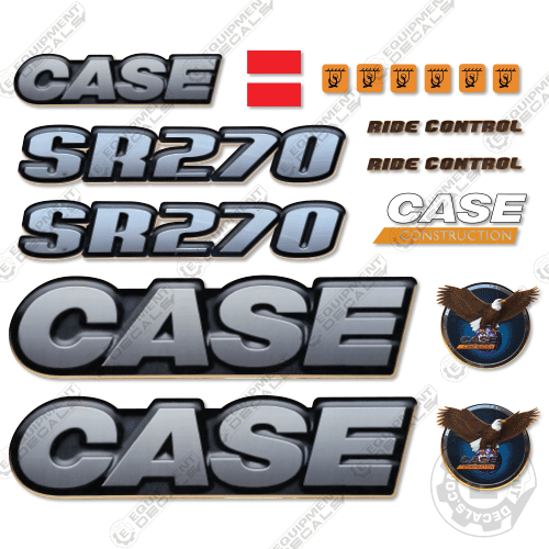 Fits Case SR270 Decal Kit Skid Steer – Equipment Decals