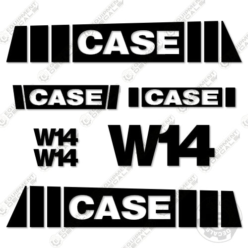 Fits Case W14 Decal Kit Wheel Loader – Equipment Decals