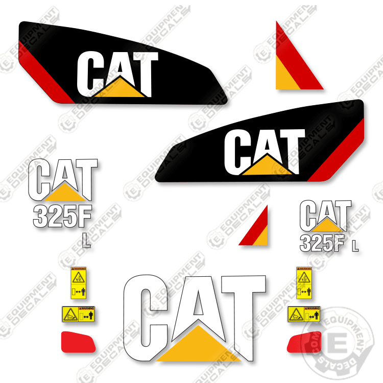Fits Caterpillar 325FLCR Decal Kit Excavator – Equipment Decals