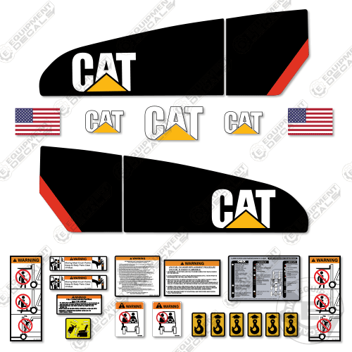 Fits Caterpillar 2P6000 Forklift Decal Kit – Equipment Decals