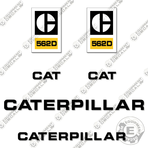 Fits Caterpillar 562D Decal Kit Dozer – Equipment Decals
