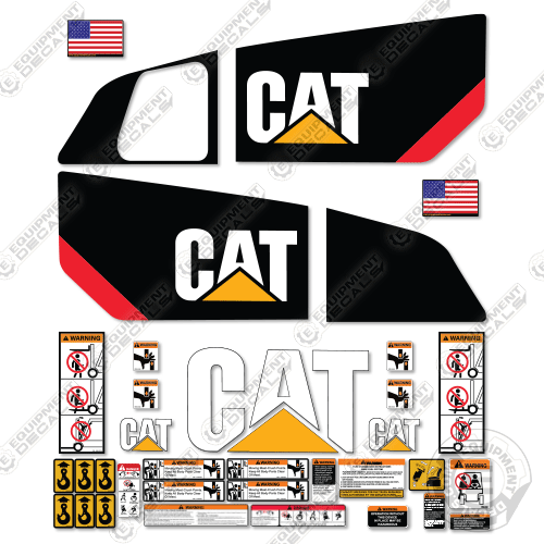 Fits Caterpillar DP50N-1 Decal Kit Forklift – Equipment Decals