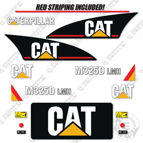 Fits Caterpillar M325D LMH Material Handler Decals – Equipment Decals