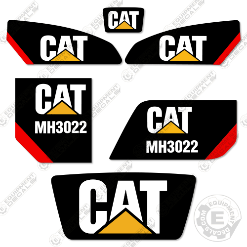 Fits Caterpillar MH3022 Excavator Decal Kit – Equipment Decals