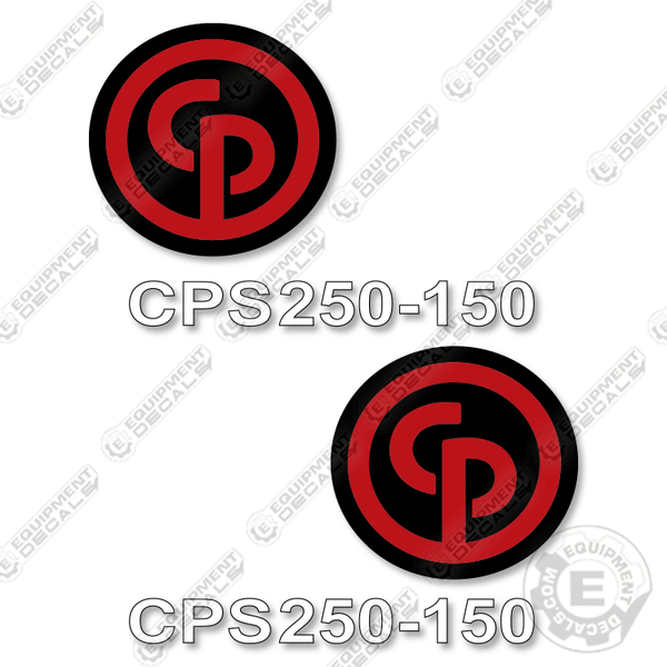 Fits Chicago Pnuematic CPS250-150 Decal Kit Air Compressor – Equipment ...