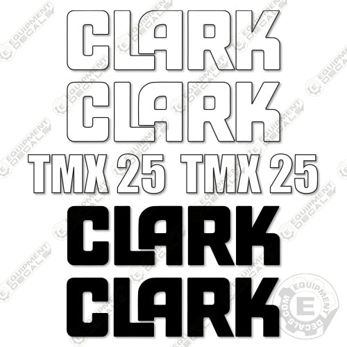 Fits TMX25 Forklift Decal Kit – Equipment Decals