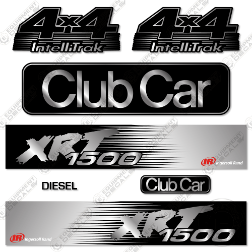 Fits ClubCar Carryall XRT 1500 Decal Kit Utility Vehicle – Equipment Decals