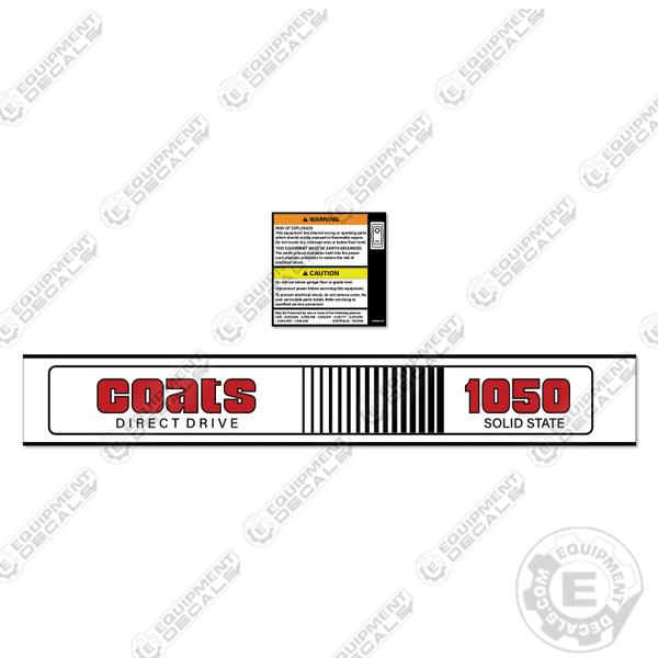 Fits Coats 1050 Decal Kit Wheel Balancer – Equipment Decals
