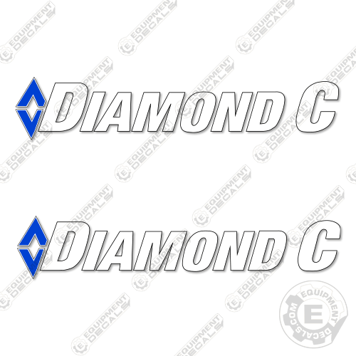 Fits Diamond C Decal Kit Trailer – Equipment Decals