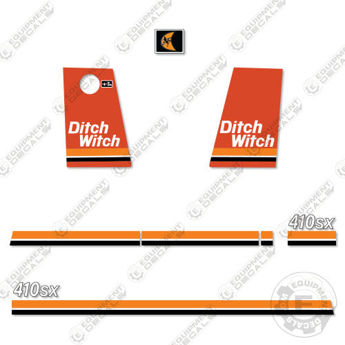 Fits Ditch Witch 410SX Decal Kit Trencher Plow – Equipment Decals