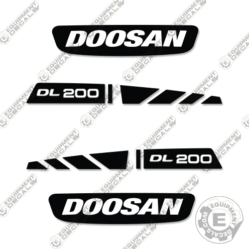 Fits Doosan DL200-3 Decal Kit Wheel Loader – Equipment Decals