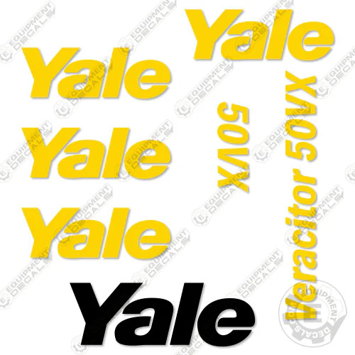 Fits Yale GP050VX Decal Kit Forklift – Equipment Decals