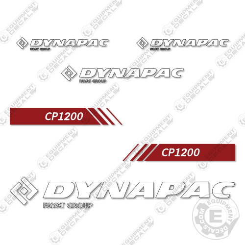 Fits Dynapac CP1200 Decal Kit Roller – Equipment Decals