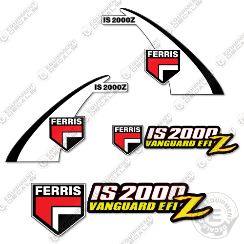 Fits Ferris IS2000Z Decal Kit Mower – Equipment Decals