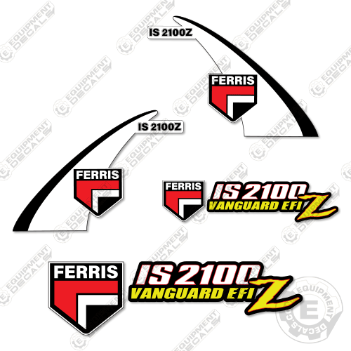 Fits Ferris IS2100Z Decal Kit Mower – Equipment Decals