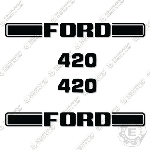 Fits Ford 420 Decal Kit Tractor – Equipment Decals