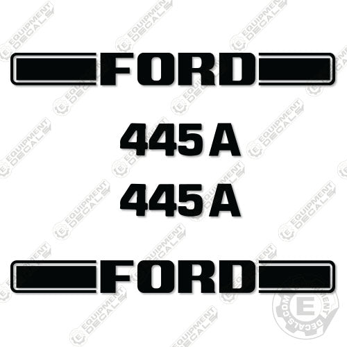 Fits Ford 445A Decal Kit Tractor – Equipment Decals