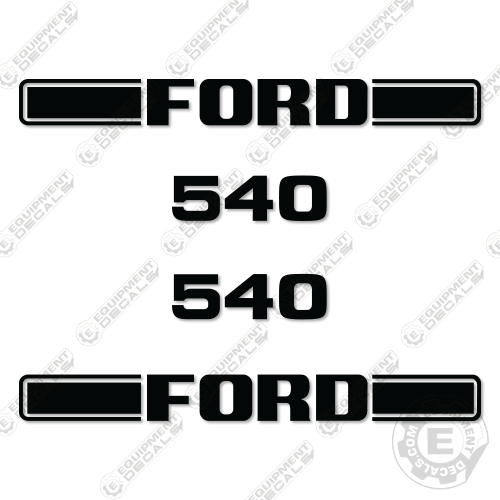 Fits Ford 540 Decal Kit Tractor – Equipment Decals