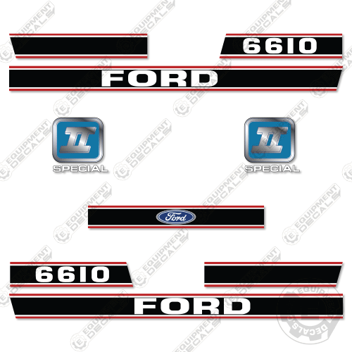 Fits Ford 6610 Decal Kit Tractor – Equipment Decals