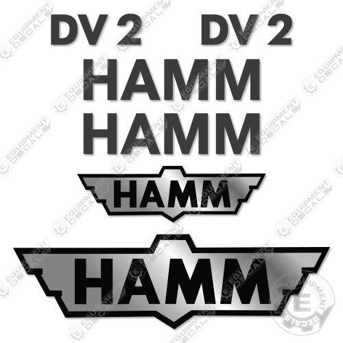 Fits HAMM DV2 Decal Kit - Roller – Equipment Decals