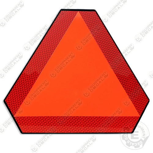 Universal Slow Moving Vehicle Safety Decal (14"x16") – Equipment Decals