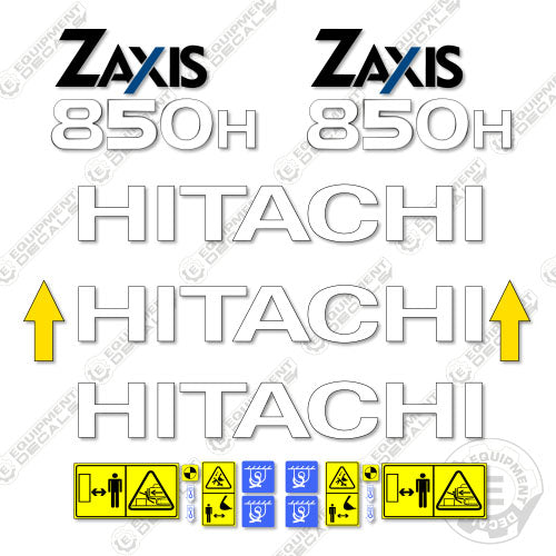 Fits Hitachi ZX850H Decal Kit Excavator – Equipment Decals