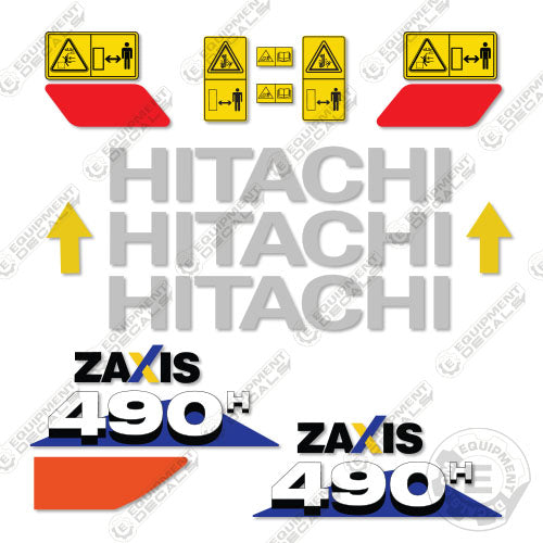 Fits Hitachi 490H Decal Kit Z-Axis Excavator – Equipment Decals