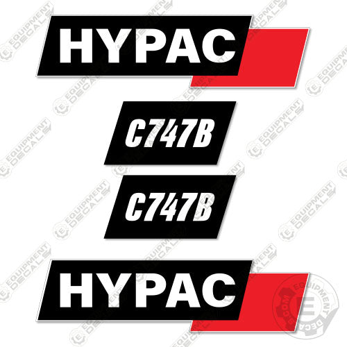 Fits Hypac C747B Decal Kit Roller – Equipment Decals